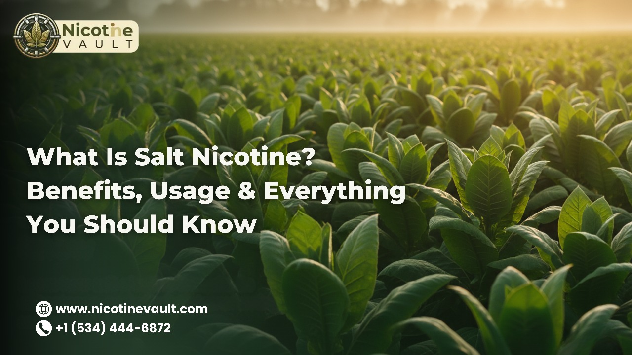 What Is Salt Nicotine & How It Differs from Freebase Nicotine